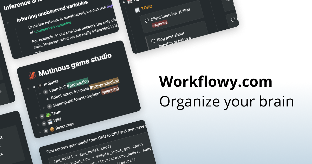A simpler way to organize your work - Workflowy